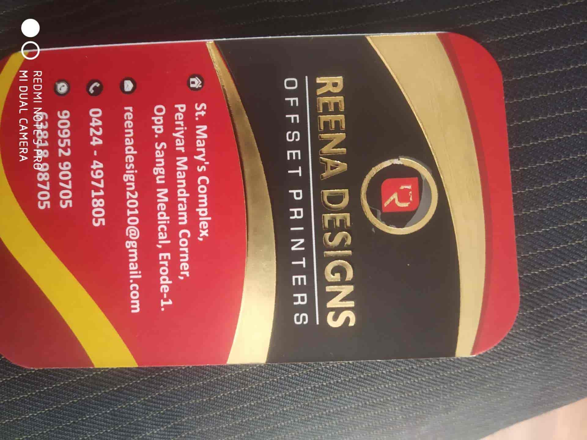 Reena Design in Marapalam,Erode - Best Flex Printing Services in Erode ...