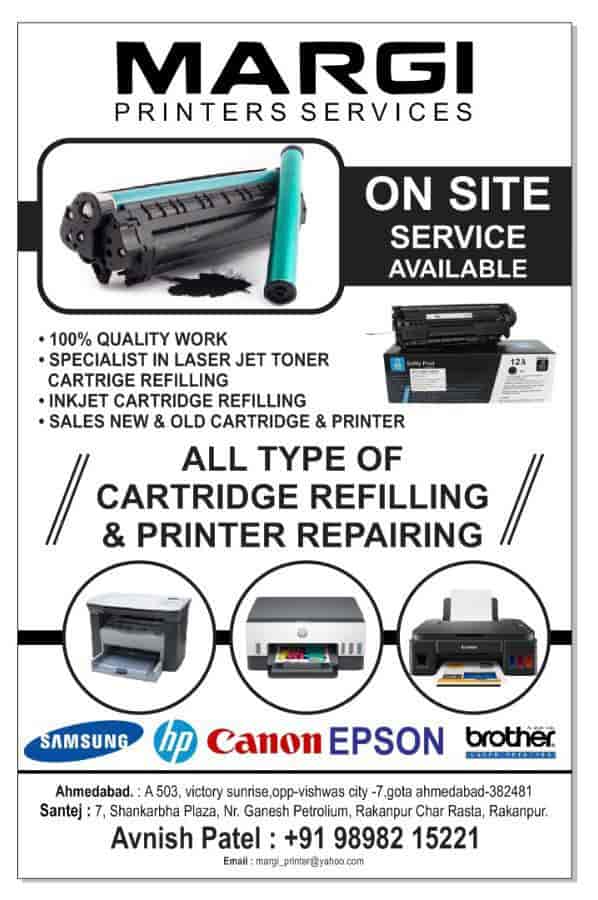 Top Computer Printer Cartridge Refilling Services in Mehsana Industrial Estate Best Computer Printer Ink Cartridge Refilling Services Mehsana Justdial
