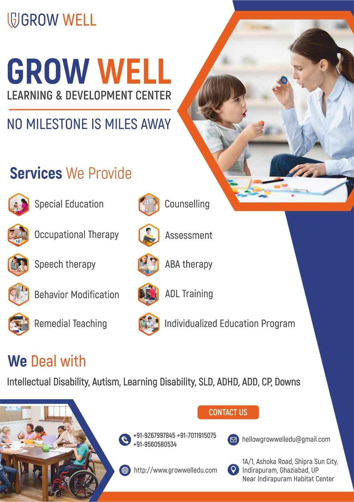 Growwell Child Developmental Center (Cdc) in Indirapuram,Delhi - Best ...
