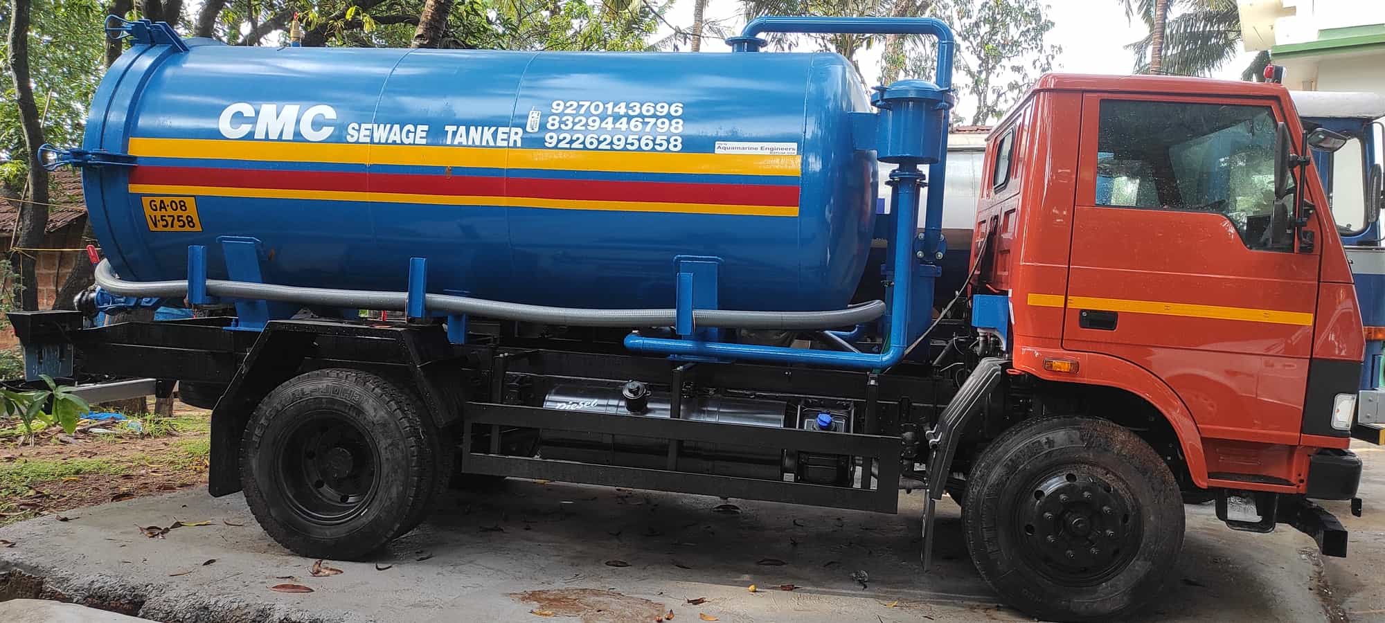 CMC Sewage Tanker in Pequeno,Goa - Best Septic Tank Cleaning Services ...