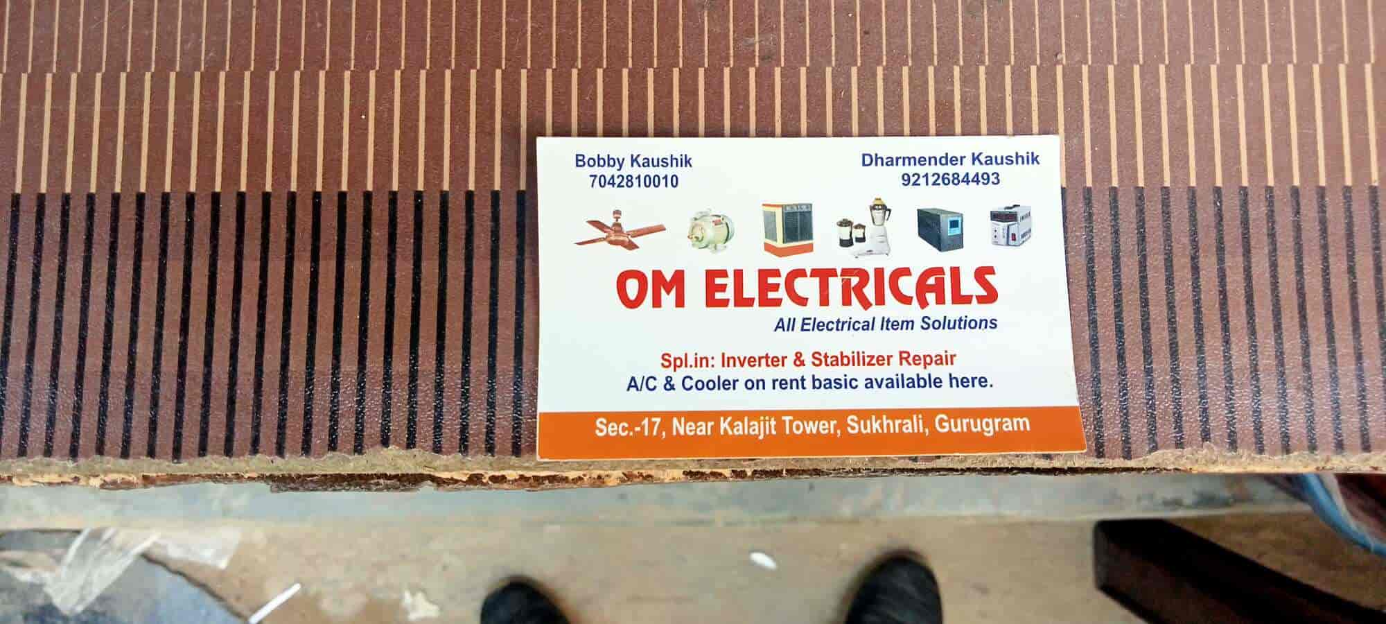 Om Electricals in Gurgaon Sector 17,Delhi - Best Electricians in Delhi ...