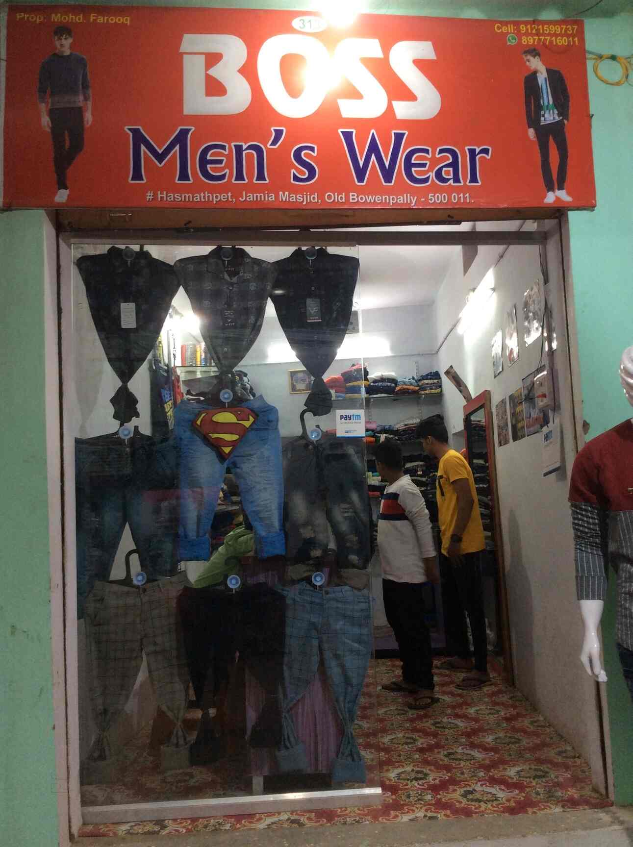 Boss Mens Wear in Hasmathpet-bowenpally,Hyderabad - Best Men Readymade ...