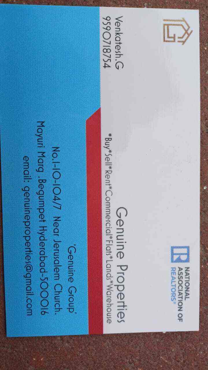 Genuine Group in Begumpet,Hyderabad - Best Estate Agents in Hyderabad ...