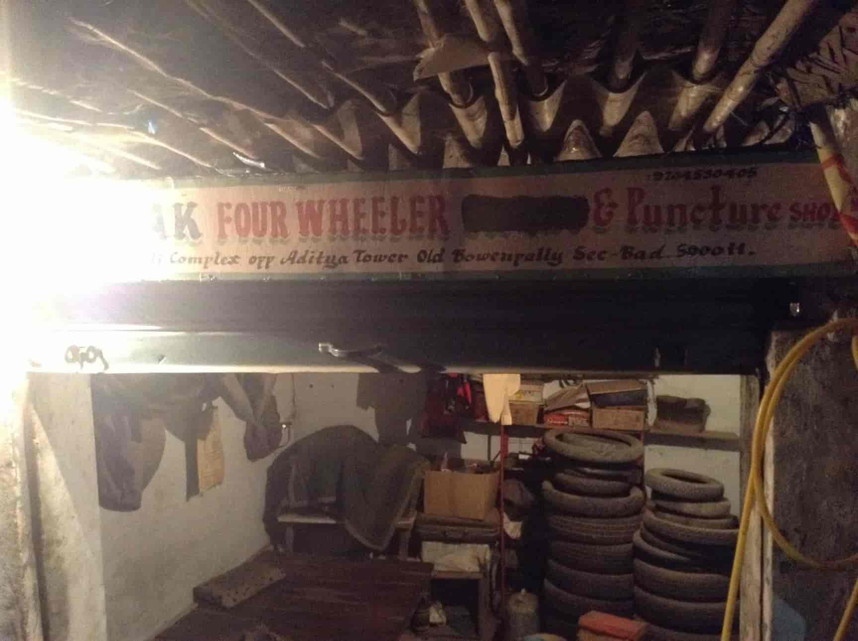 Md Ekhlak Four Wheeler & Puncture Shops in Old Bowenpally-Bowenpally ...
