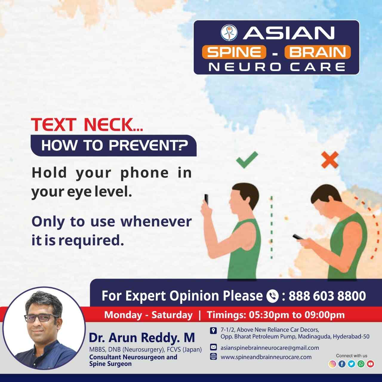 Dr. Arun Reddy in Kukatpally,Hyderabad - Best Neurosurgeons in ...