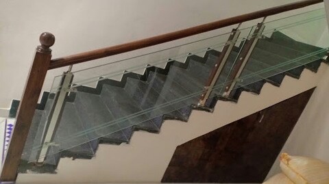 Log Home Railings Diamond Pattern