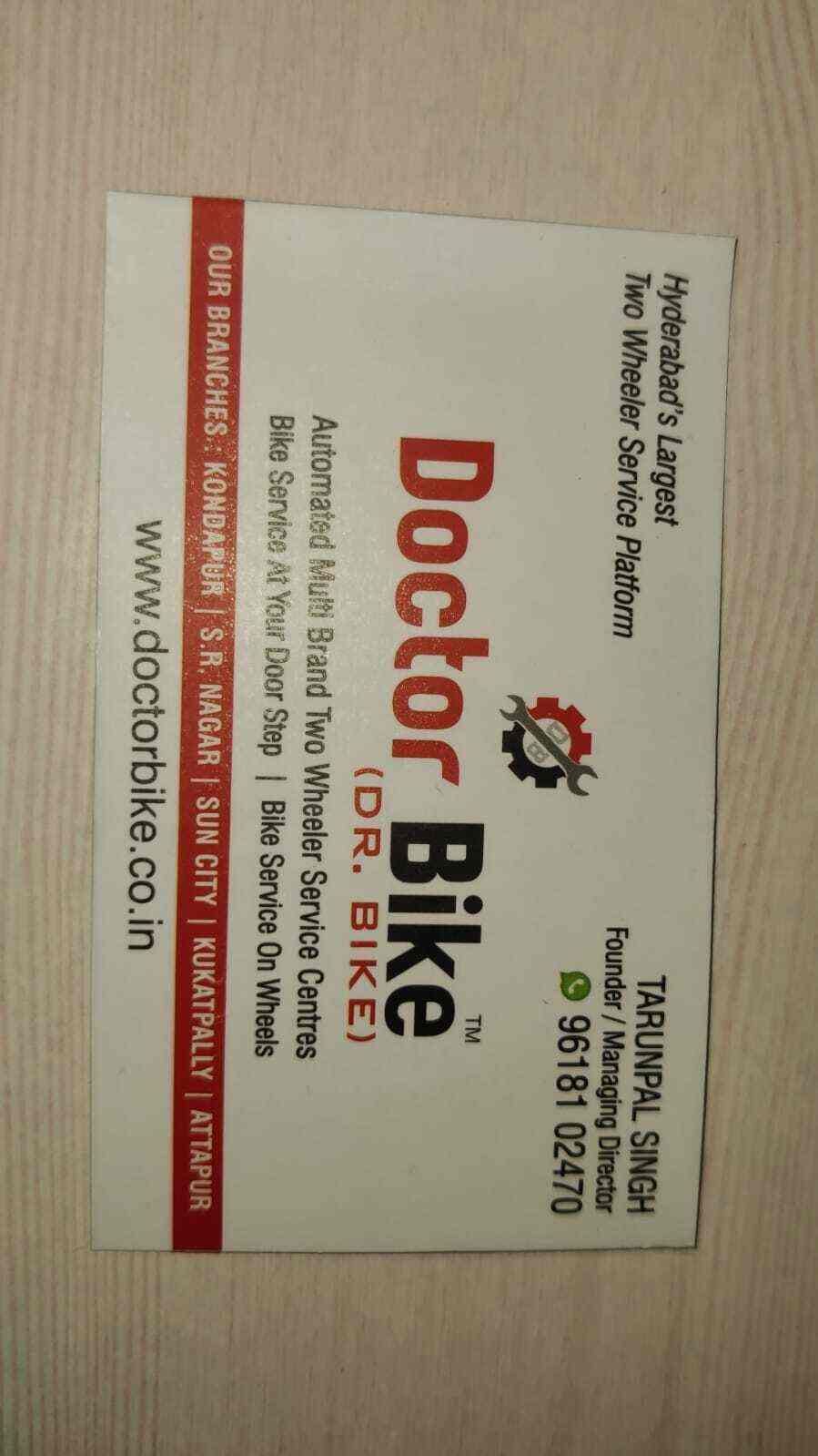 Doctor Bike in Hyderabad - Best Motorcycle Repair & Services in ...