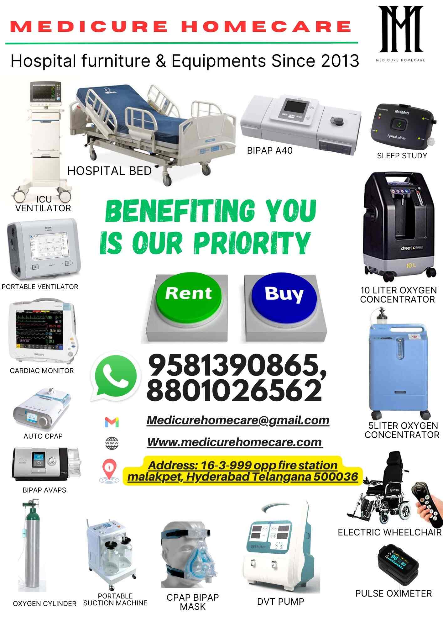 Catalogue - Medicure Homecare Services in Malakpet , Hyderabad - Justdial