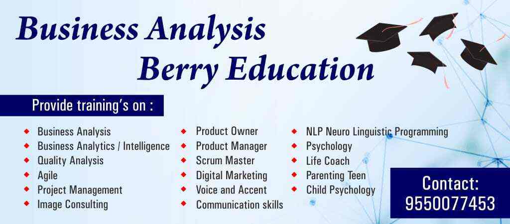 Business Analysis Berry Education in Pjr Layout,Hyderabad - Best ...