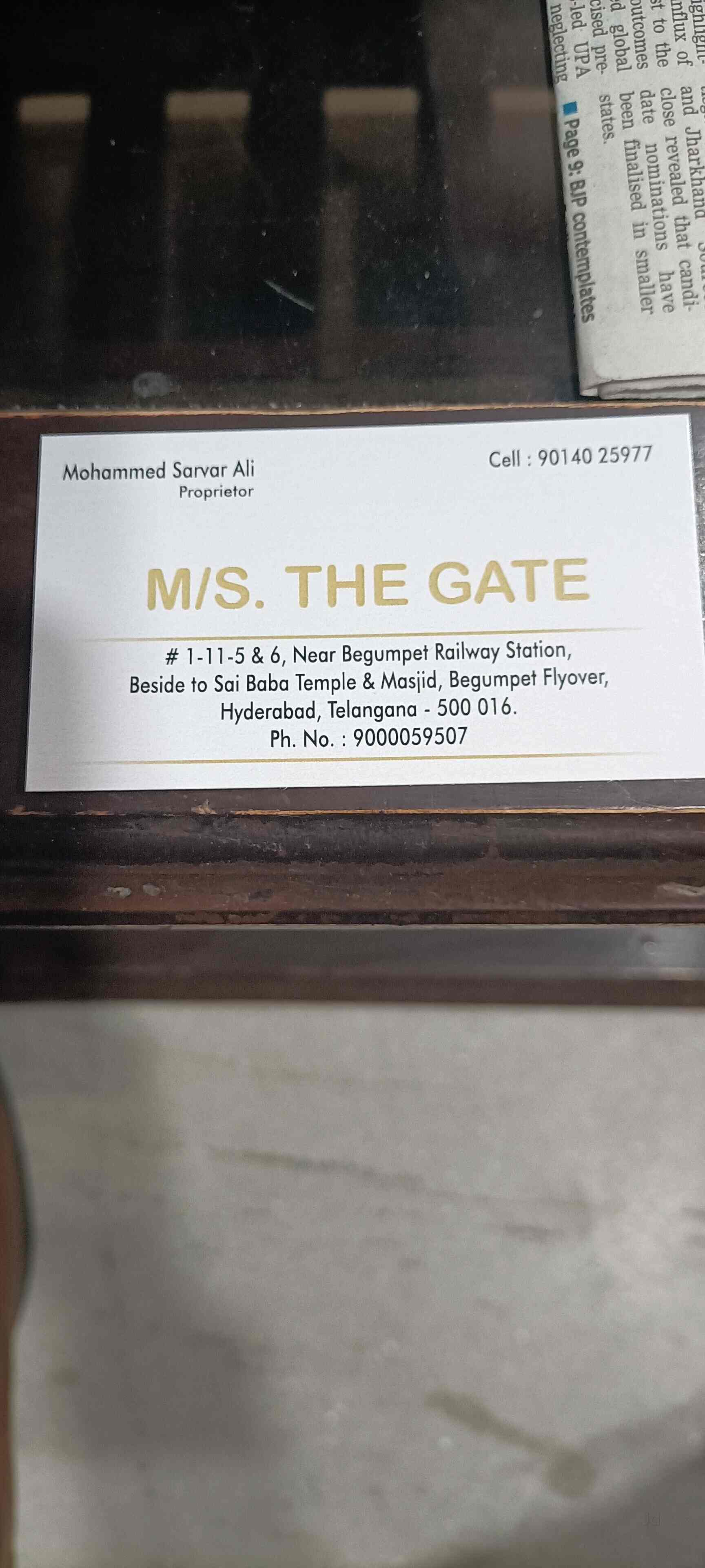 Book The Gate Hotel in Begumpet,Hyderabad - Best Hotels in Hyderabad ...