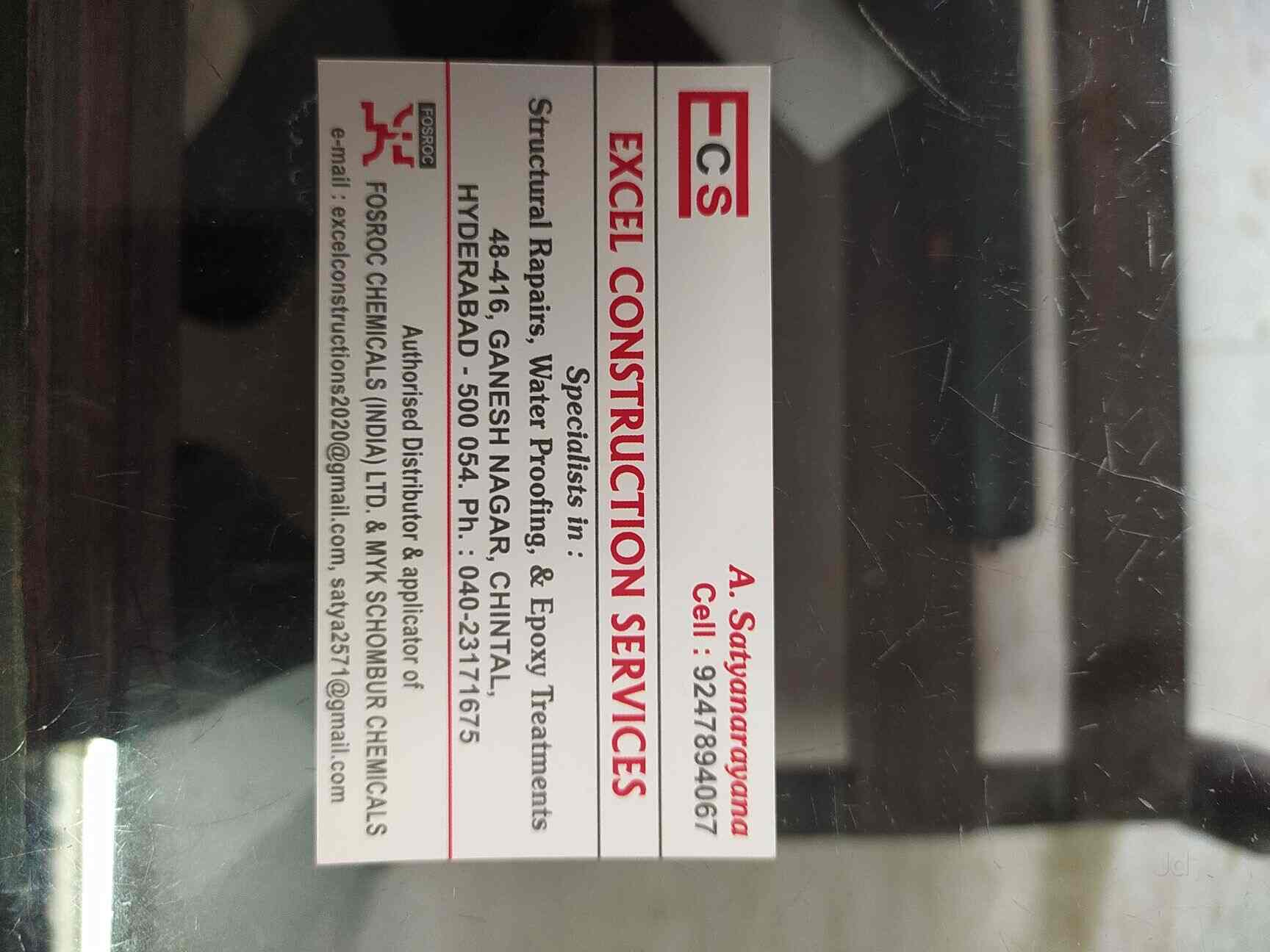 Excel Construction Services in Chintal,Hyderabad - Best Waterproofing ...