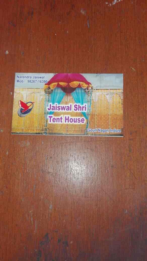 Jaiswal Shri Tent House in Teen Puliya,Indore - Best Tent House in ...