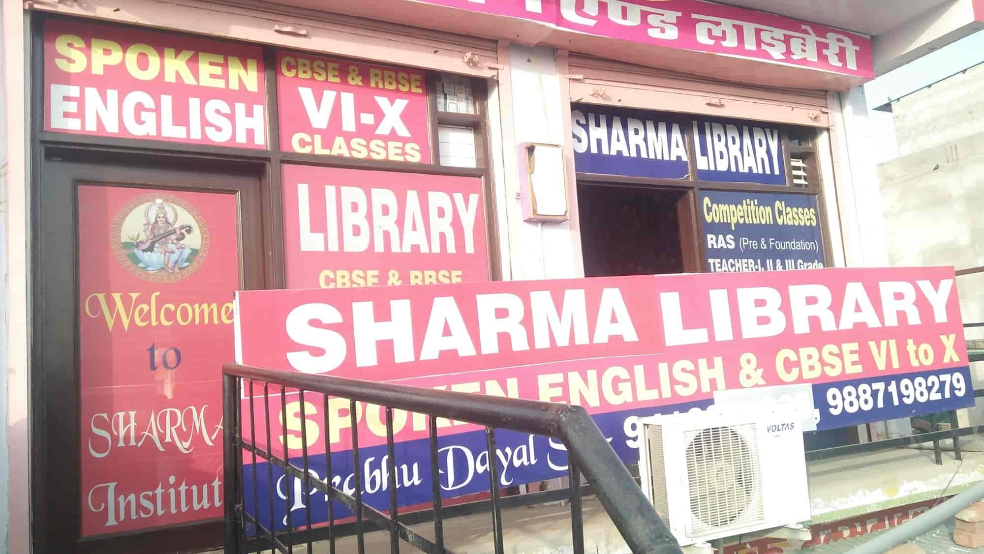 Sharma Institute And Library in Niwaroo,Jaipur - Best Libraries in ...