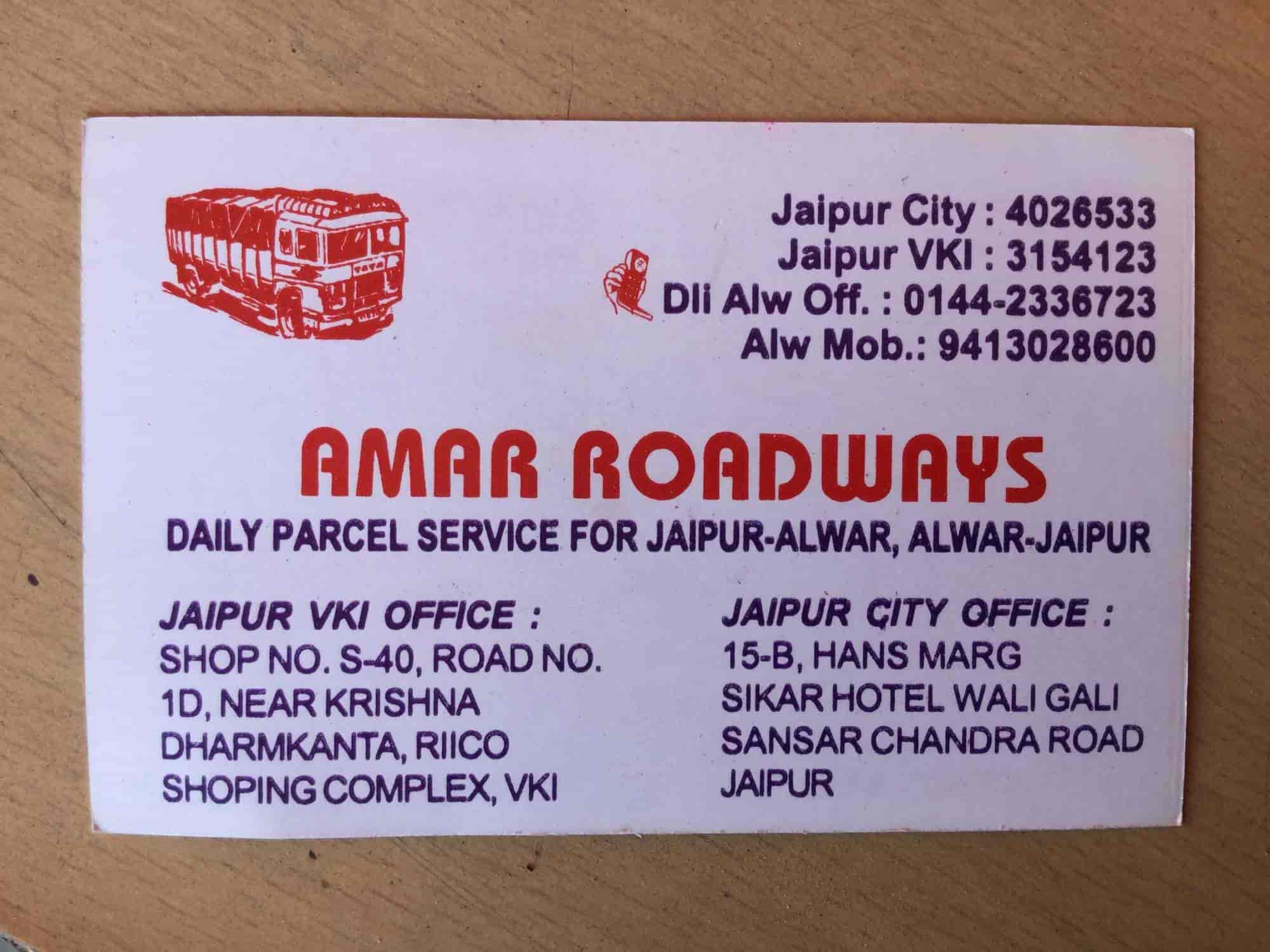 Amar Roadways in Vishwakarma Industrial Area,Jaipur - Best Transporters ...