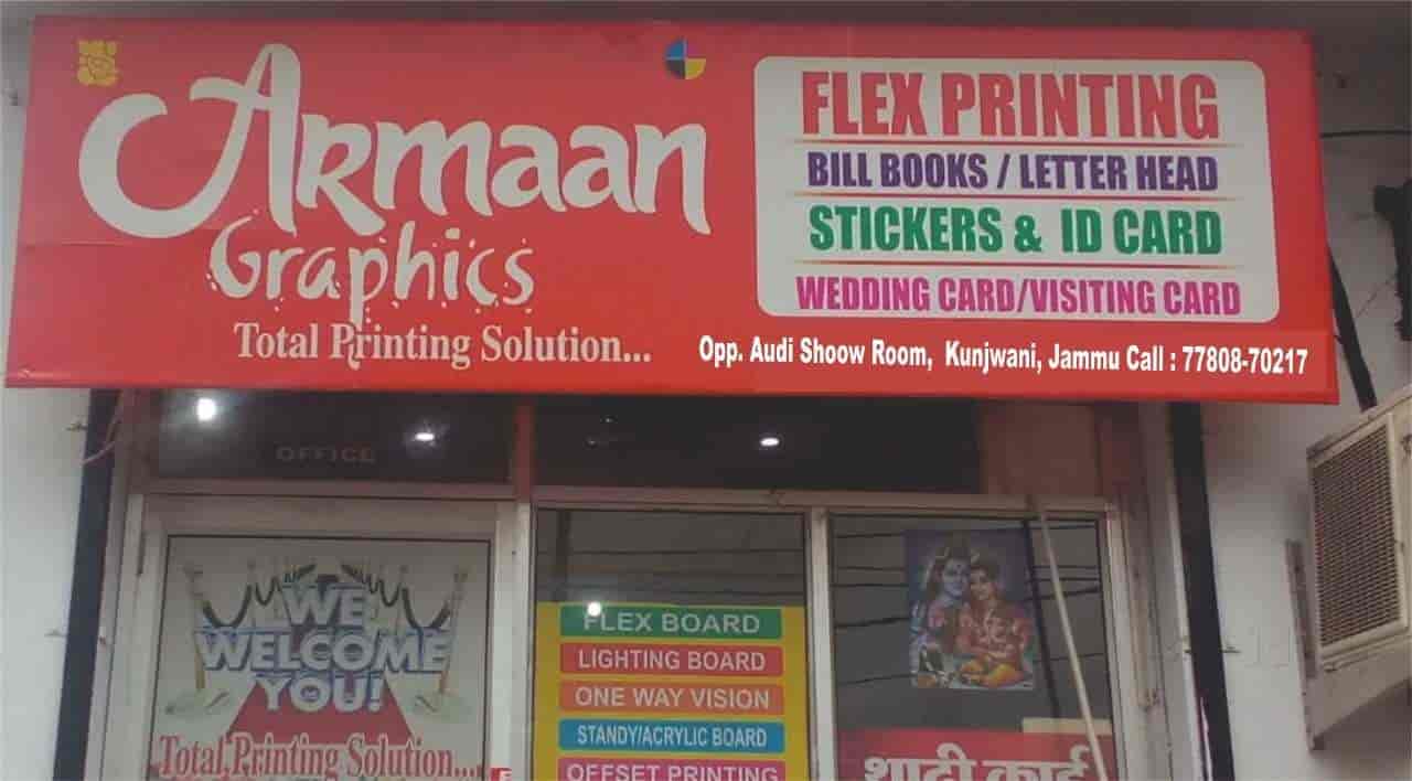 Armaan Graphics in Kunjwani,Jammu - Best Advertising Agencies near me ...