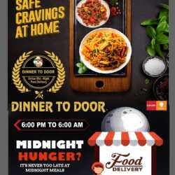 Late night food delivery store