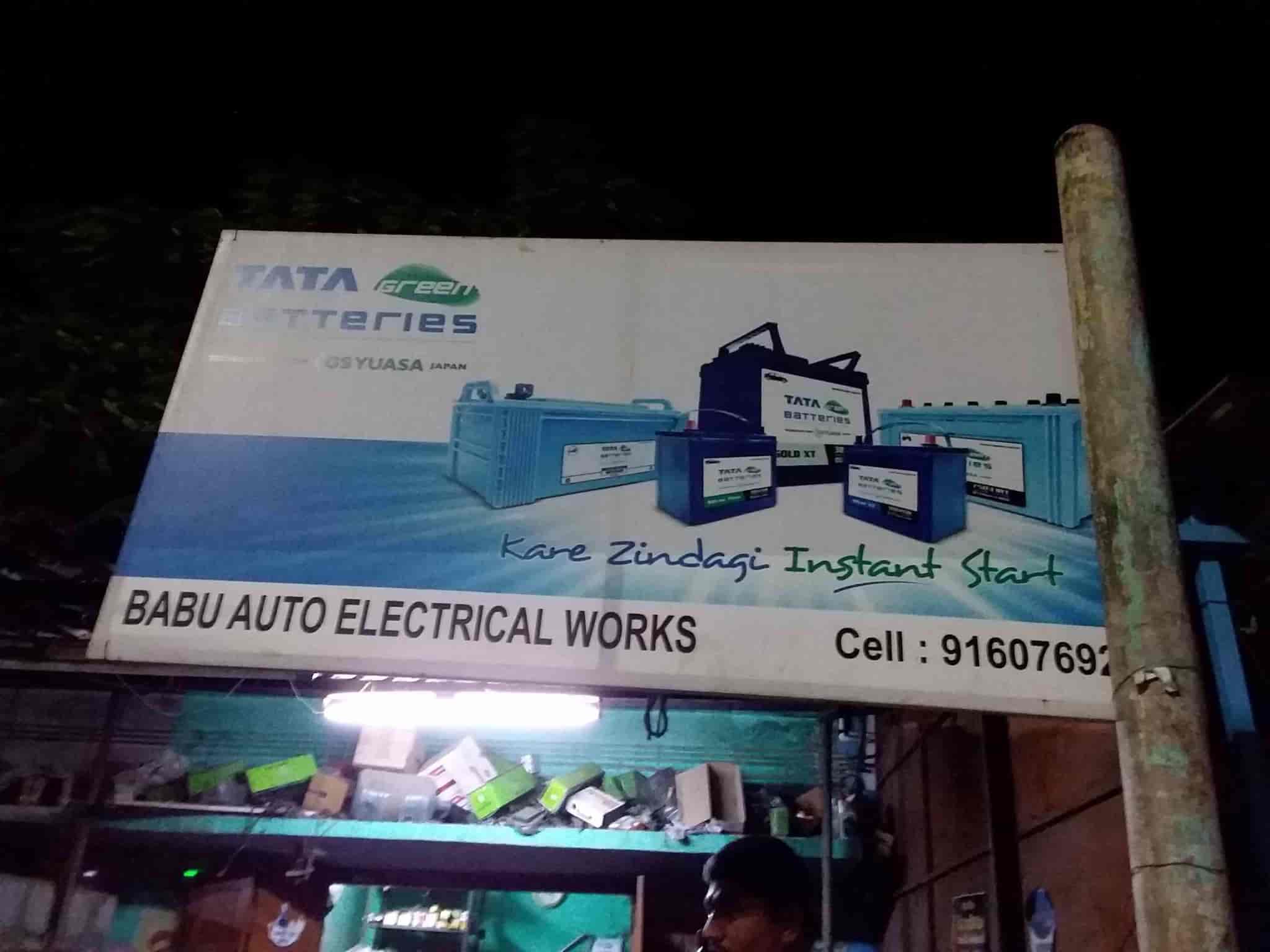 Babu Auto Electrical Works in Ganagapeta,Kadapa - Best Automobile ...