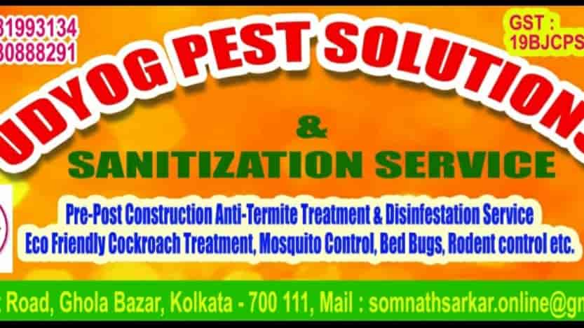 Udyog Pest Solutions in Ghola Bazar,Kolkata - Best Sanitizing Services in Kolkata - Justdial