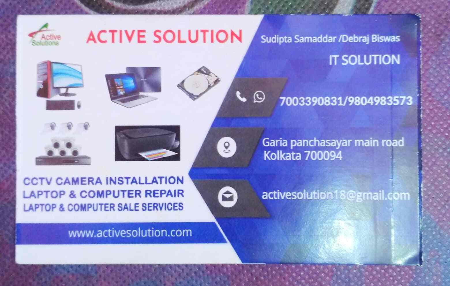 Active Solution in Panchasayar,Kolkata - Best Wireless CCTV Dealers ...