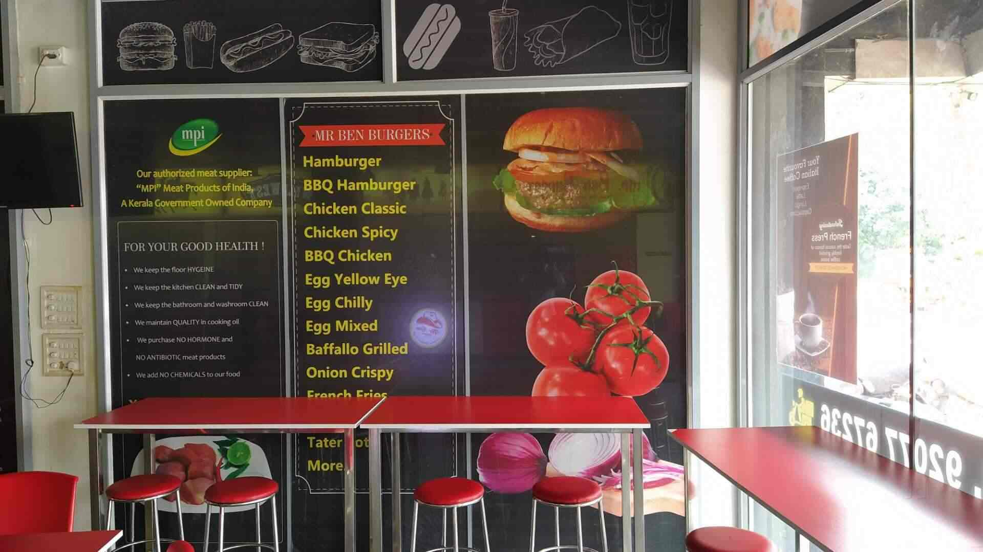 Mr.Ben Burgers in Pulamon,Kollam - Best Burger Joints in Kollam - Justdial