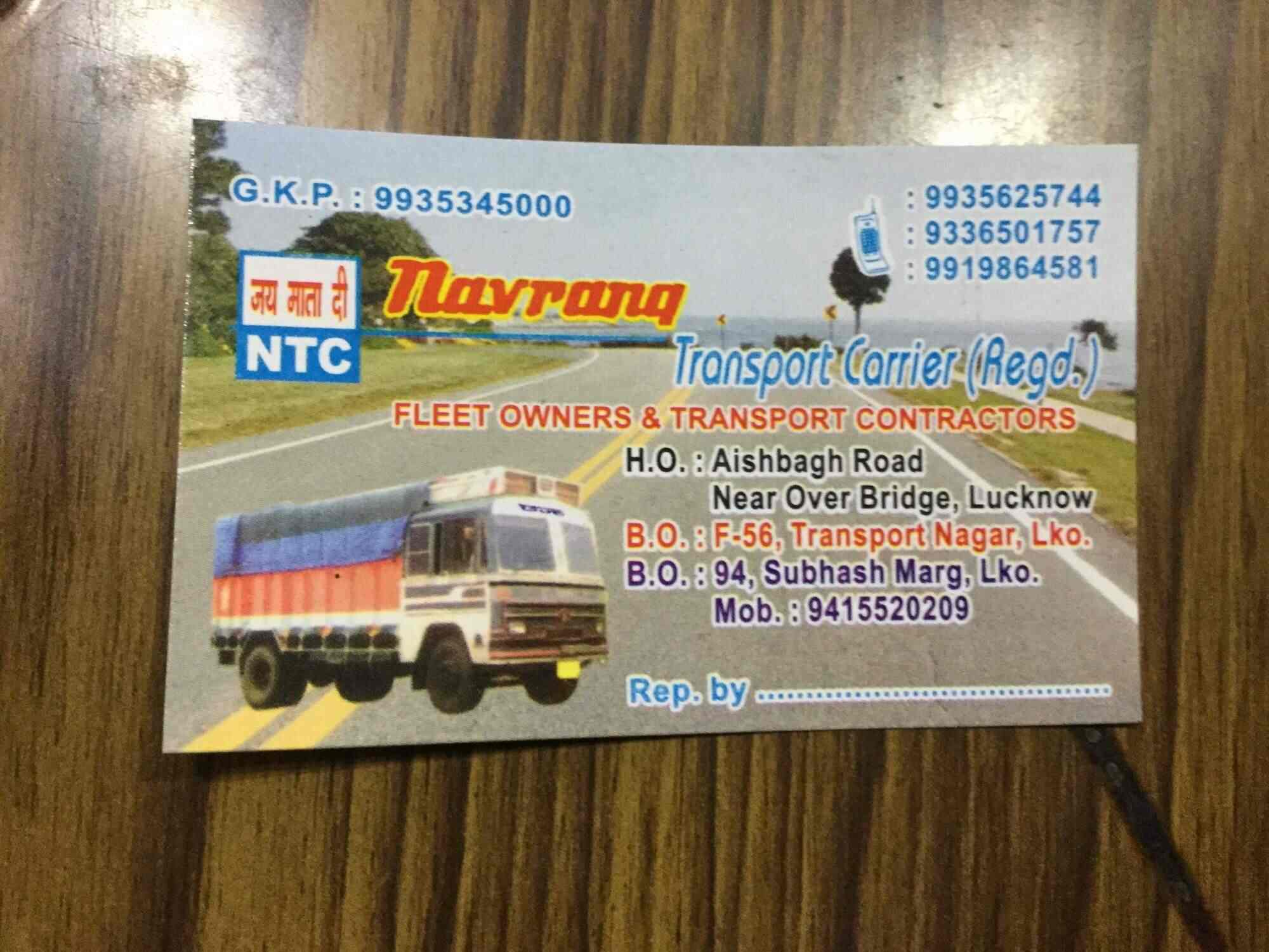 Navrang Transport in Charbagh,Lucknow - Best Transporters in Lucknow ...