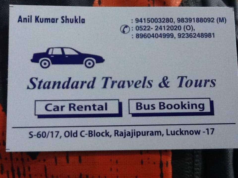 Standard Travels & Tours in Rajaji Puram,Lucknow - Best Car Rental near ...