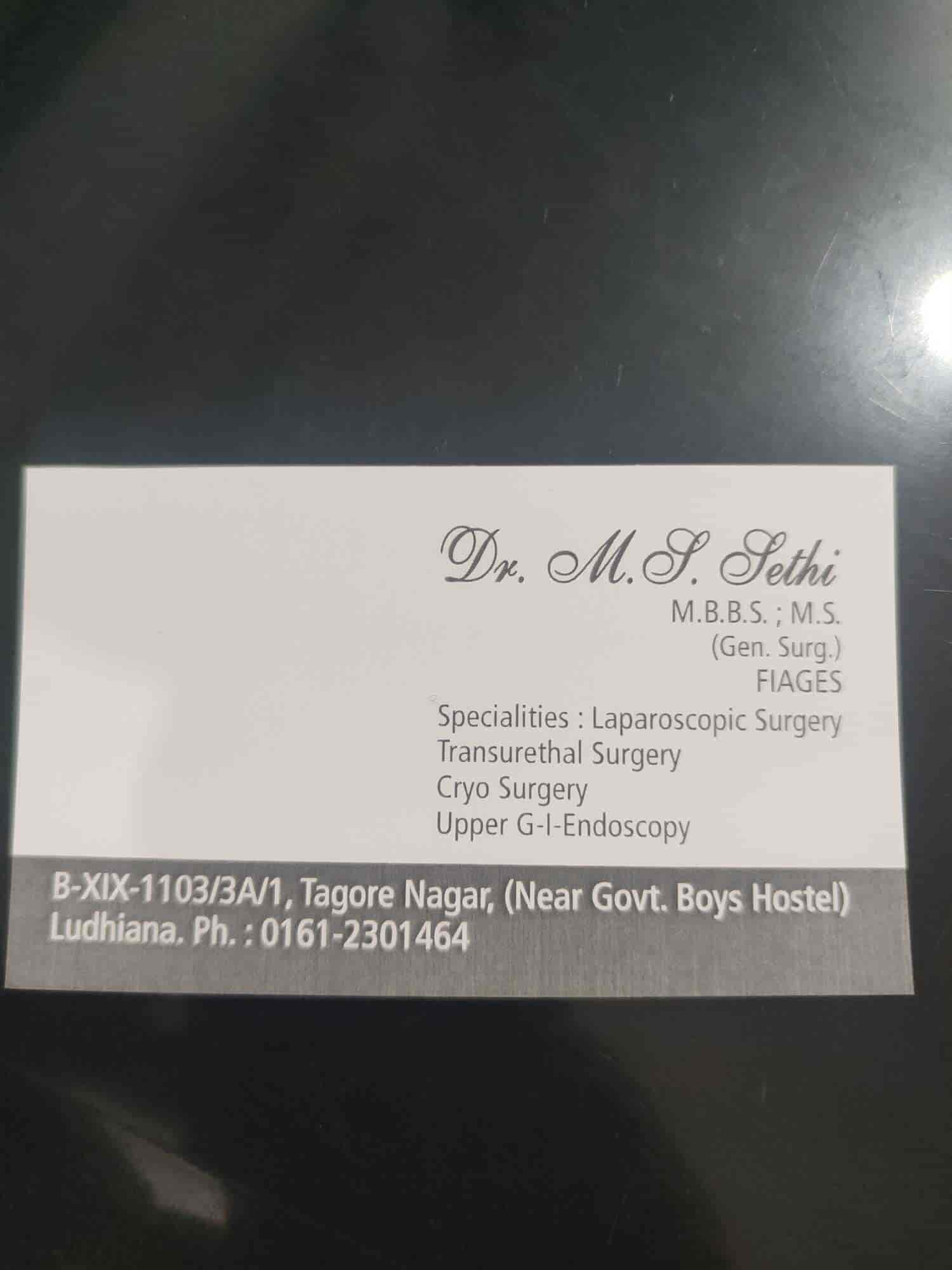 Dr. Mandeep Singh Sethi in Civil Lines,Ludhiana - Best General Surgeon ...