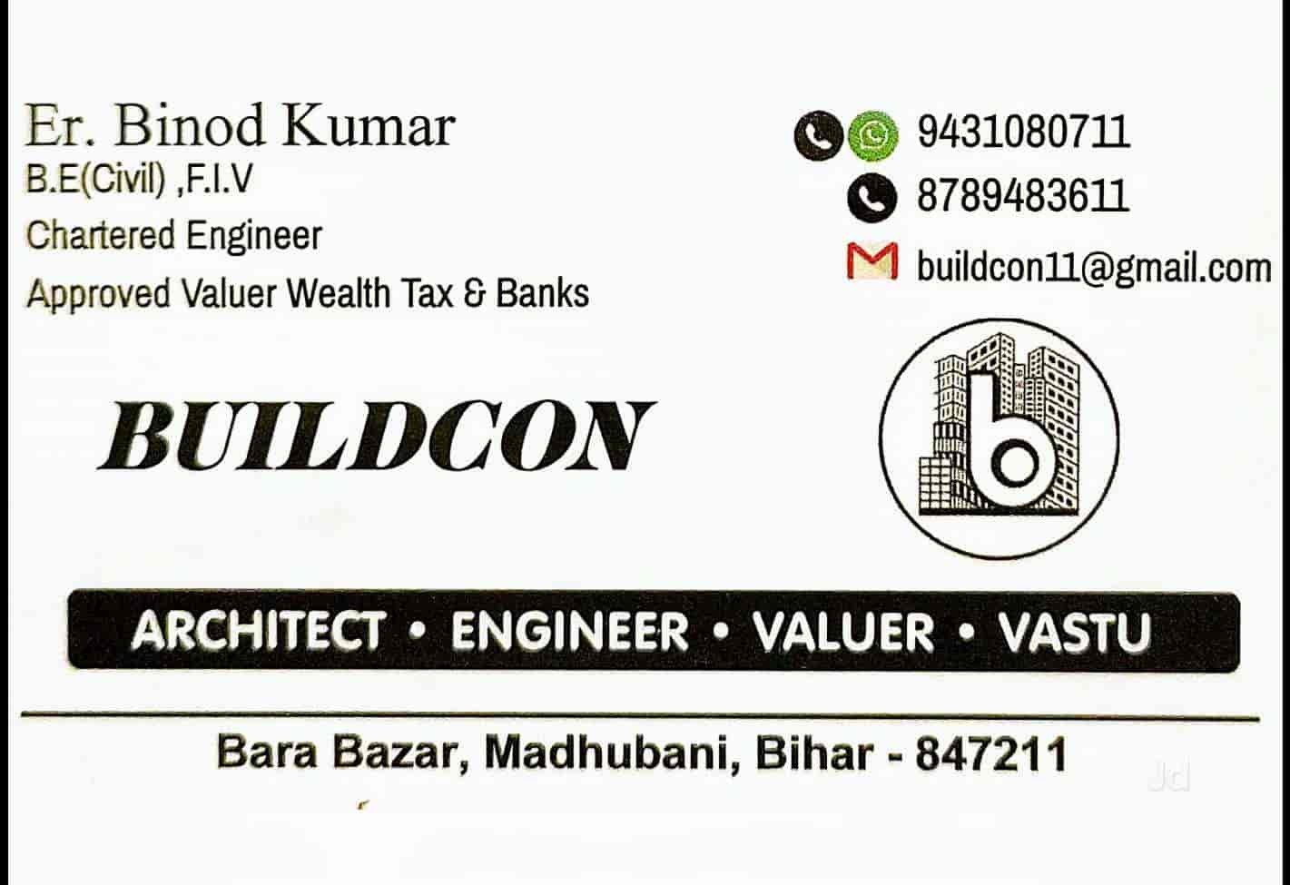 Buildcon in MDB Bara Bazar,Madhubani - Best Architects near me in ...