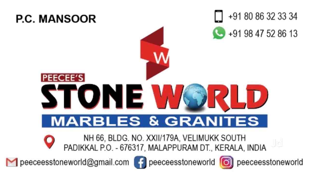 Pee Cees Stone World in Velimukku,Malappuram - Best Marble Dealers in Malappuram - Justdial