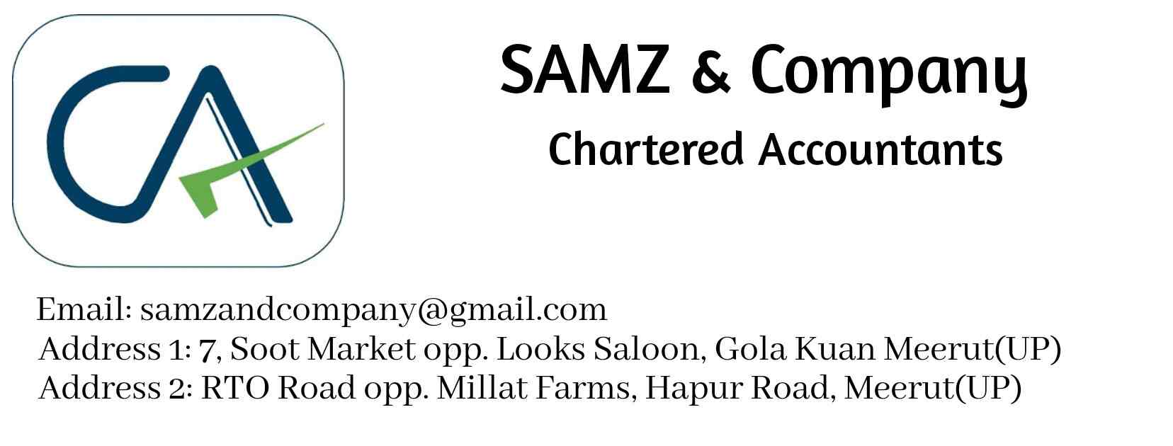 SAMZ & Company in Gola Kuan,Meerut - Best GST Registration Consultants ...