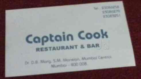 Captain Cook Restaurant & Bar in Mumbai Central,Mumbai - Best Tandoori ...