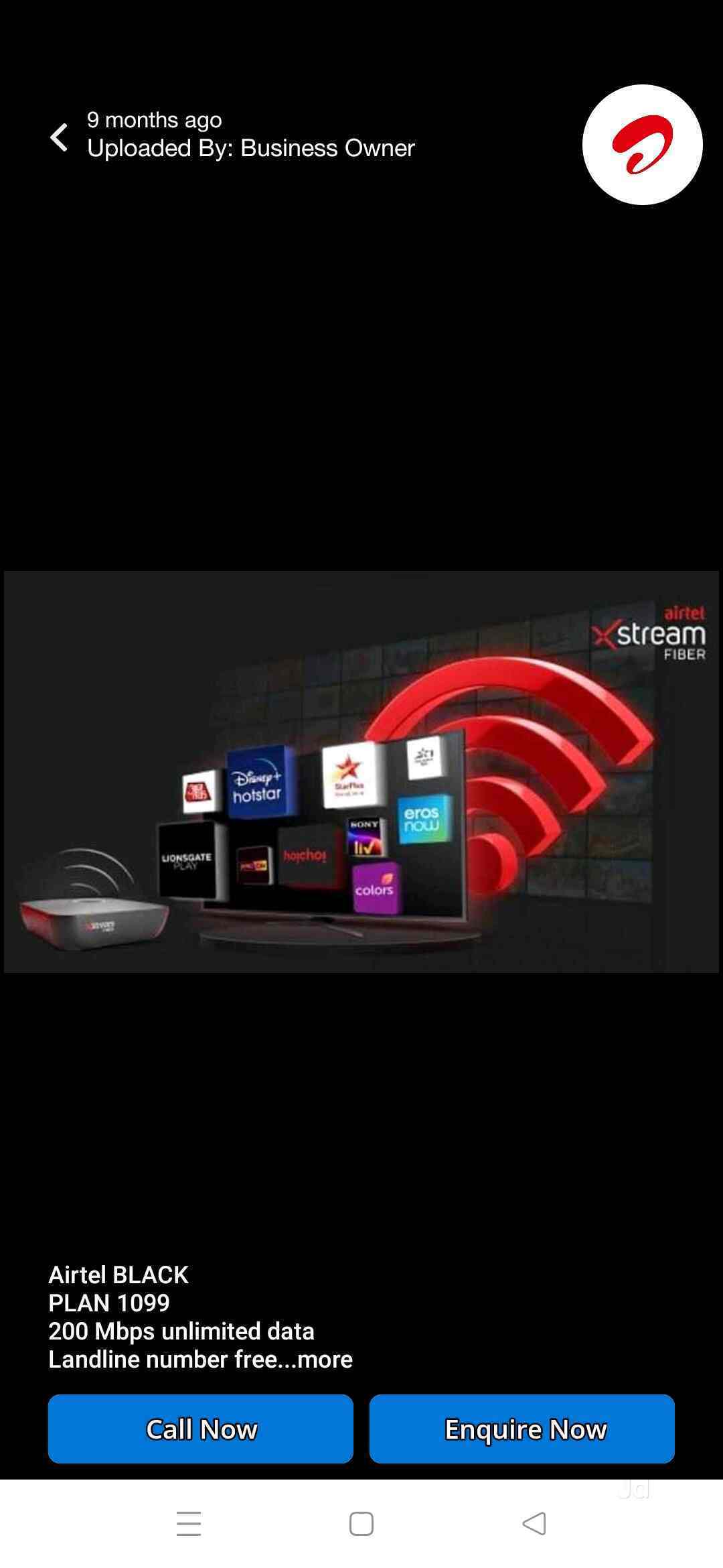 Airtel Xstream Fiber Broadband Wifi Internet Provider in Mira Road East ...