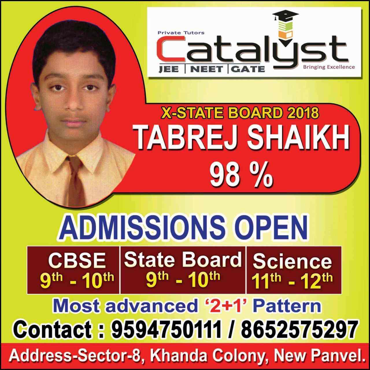 Catalyst Private Tutor in Khanda Colony,Mumbai - Best Tutorials For Class IX in Mumbai - Justdial