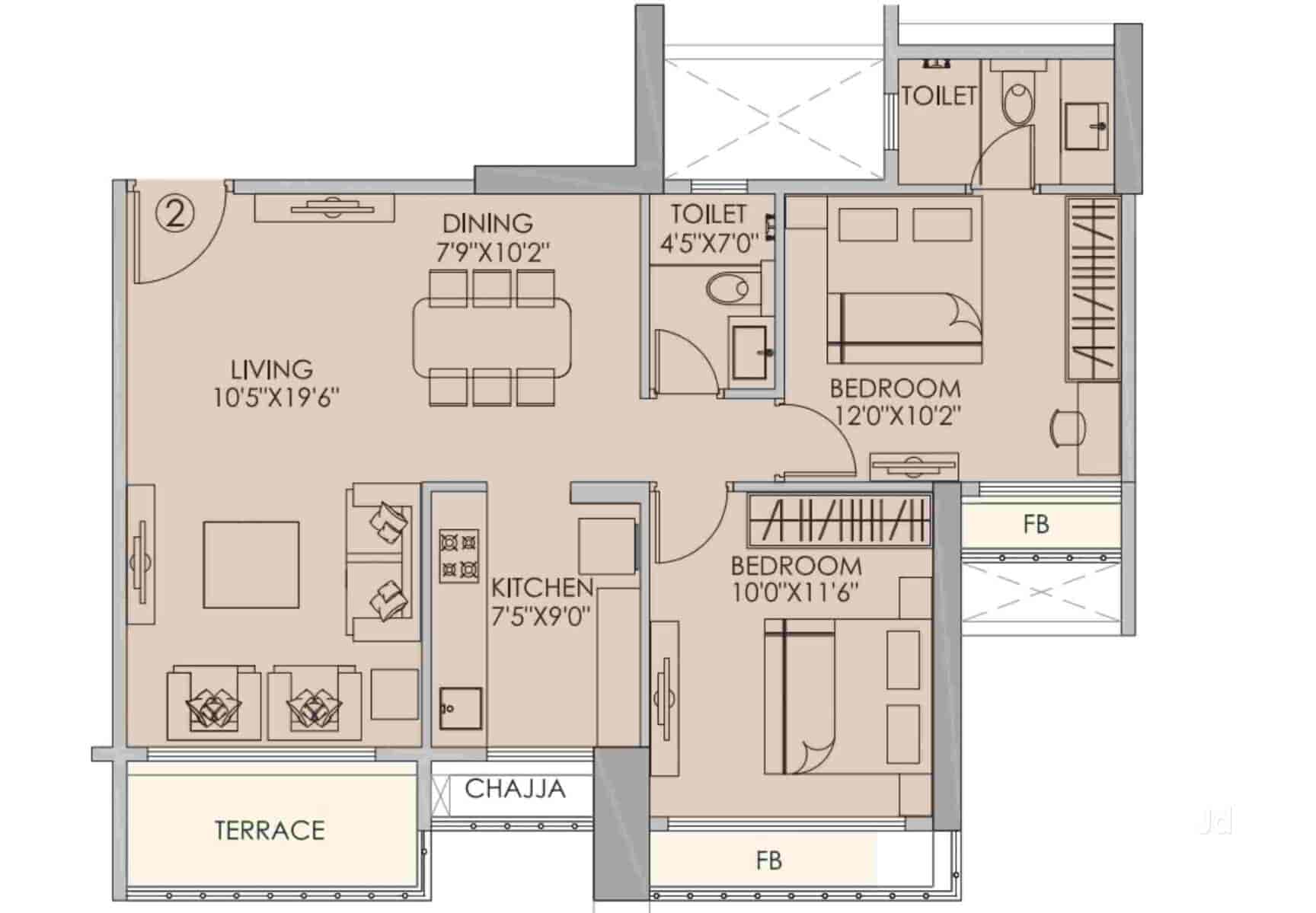Sunteck Signia Waterfront Navi Mumbai Price, Floor Plan, Reviews ...