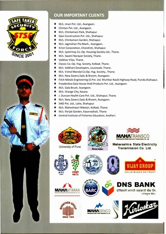 Catalogue - Safe Taker Security Force in Thane West , Mumbai - Justdial
