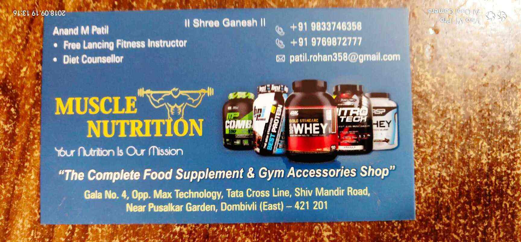 Muscle Nutrition in Dombivli East,Mumbai - Best Protein Supplement ...