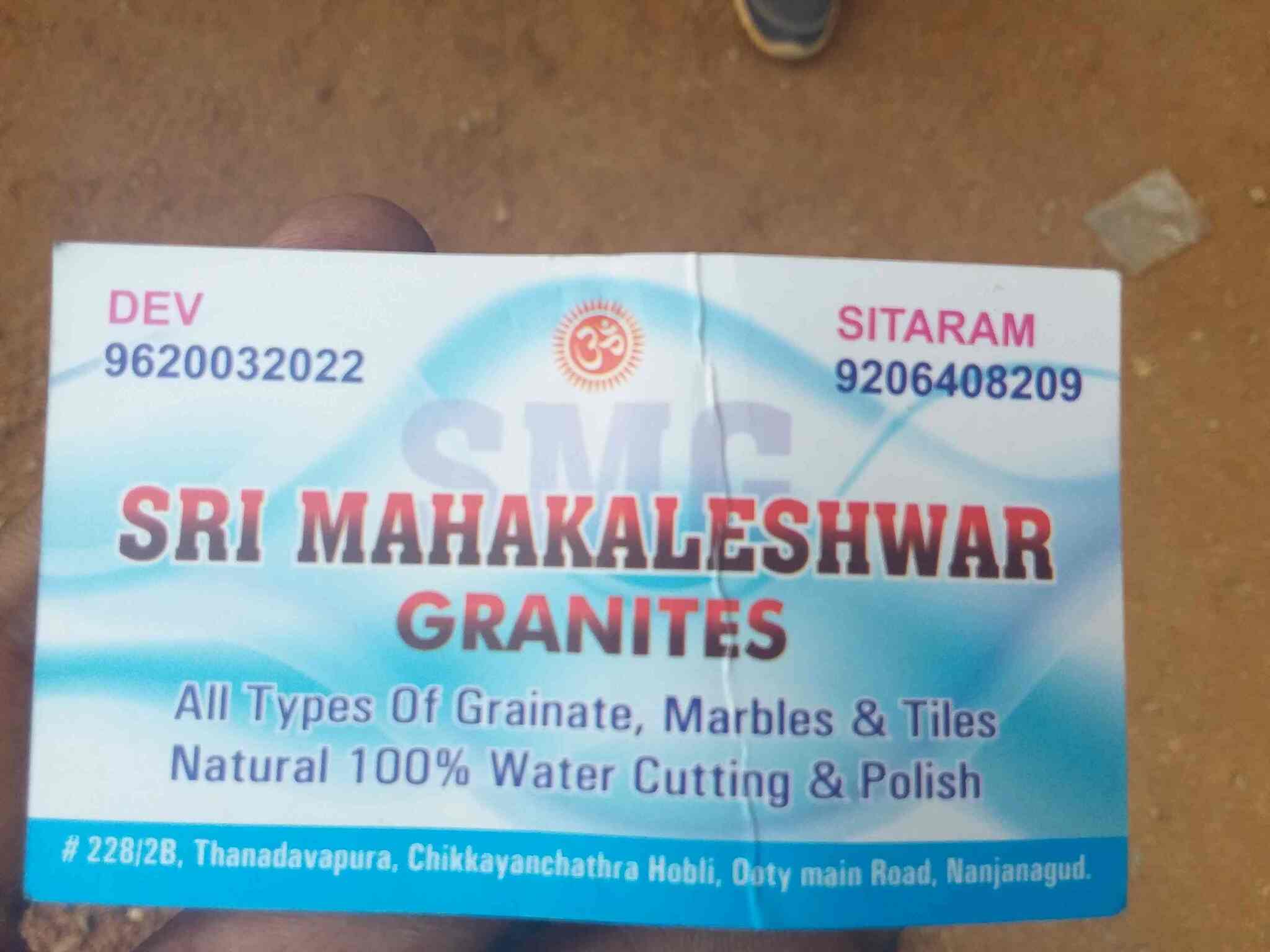 SRI Mahakaleswar Granites in Thandavapura,Mysore - Best Granite Tile ...