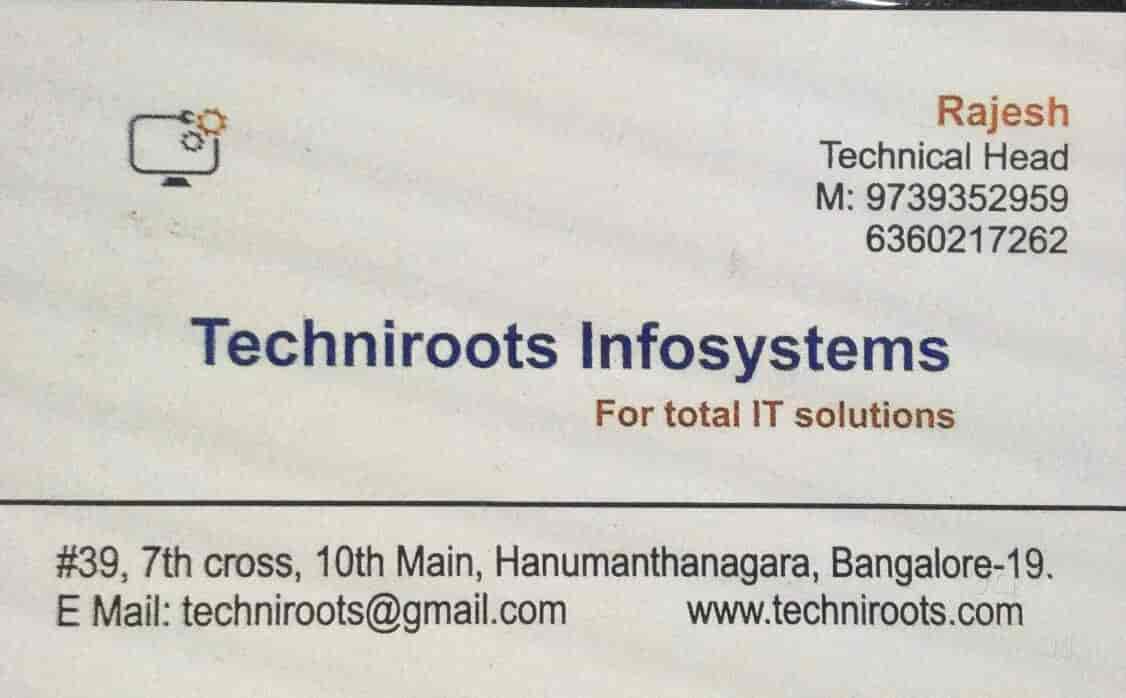 Catalogue - Techniroots Infosystems in Kuvempunagar , Mysore - Justdial