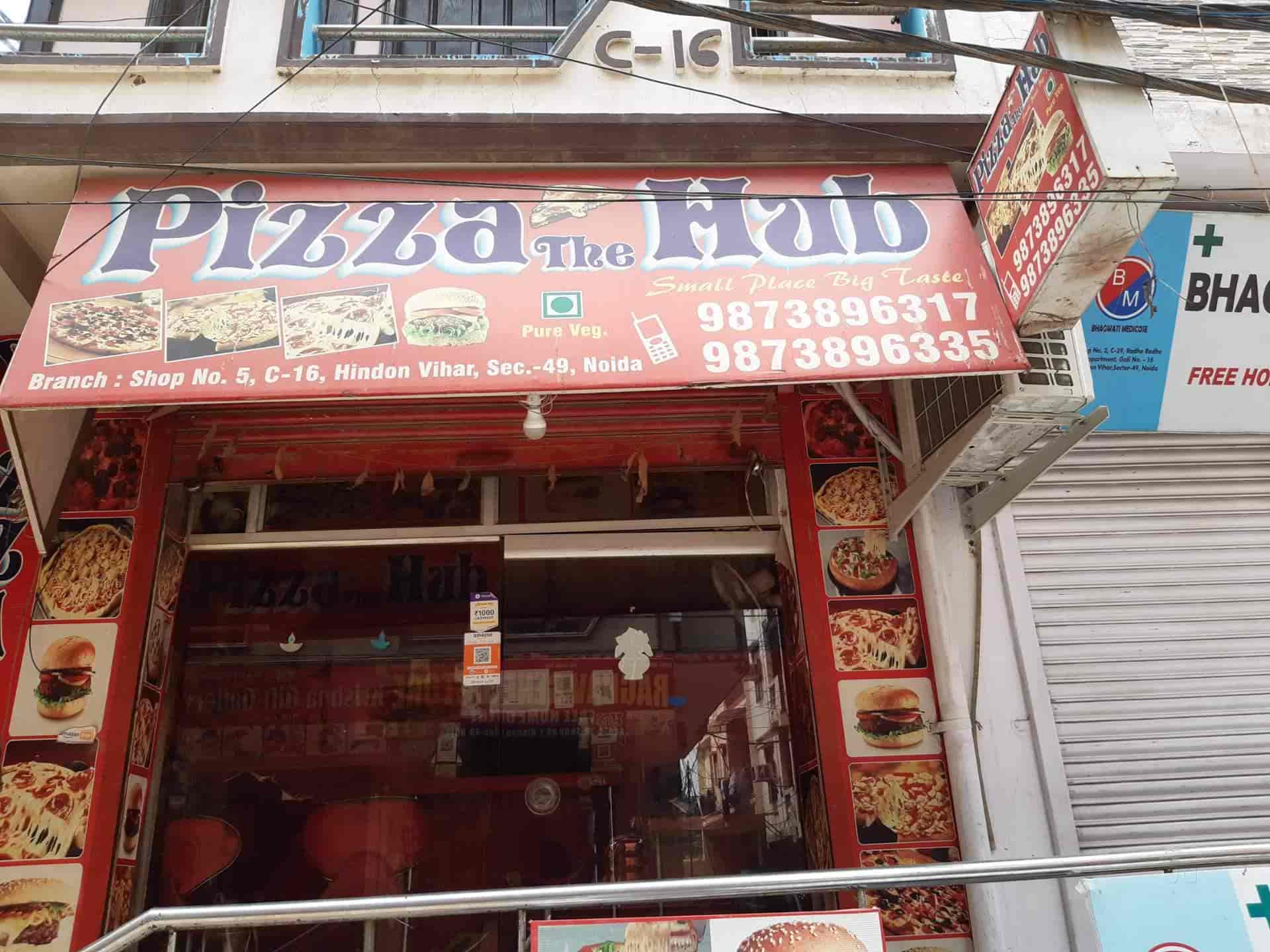 Pizza The Hub in Hindon Vihar Noida Noida Best Pizza Outlets near me in Noida Justdial