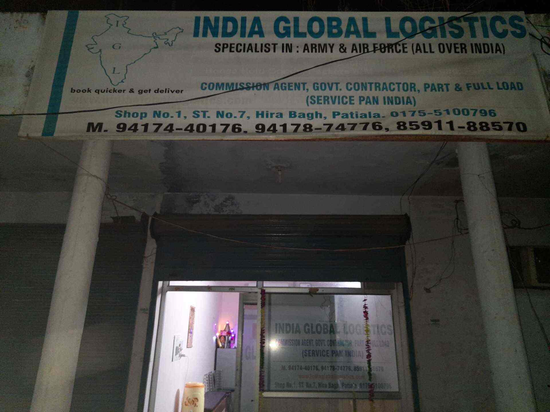INDIA Global Logistics in Patiala Ho,Patiala - Best 24 Hours Transporters in Patiala - Justdial