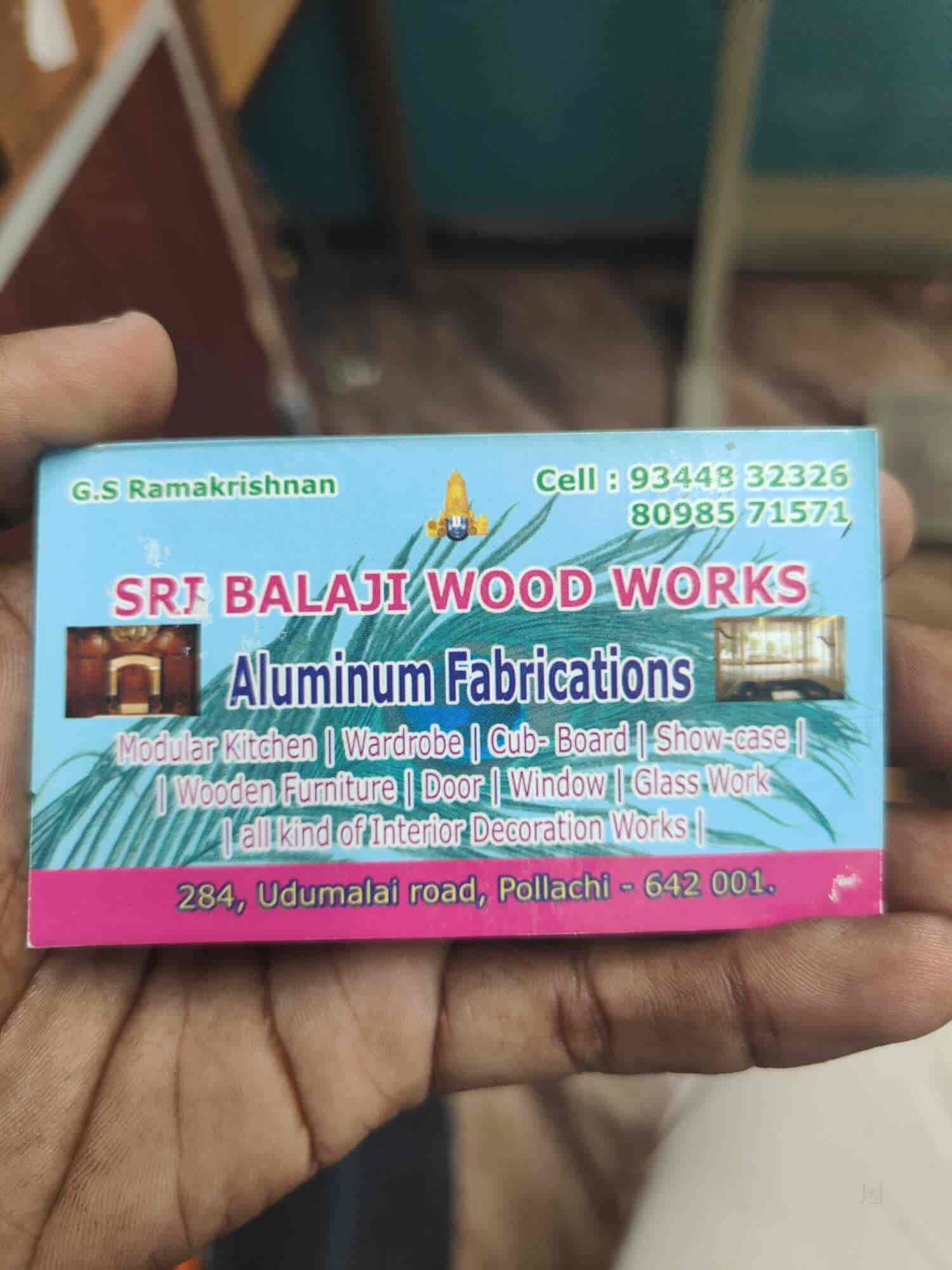 Sri Balaji Wood Works in Udumalai Road, Pollachi - Best Carpenters in ...