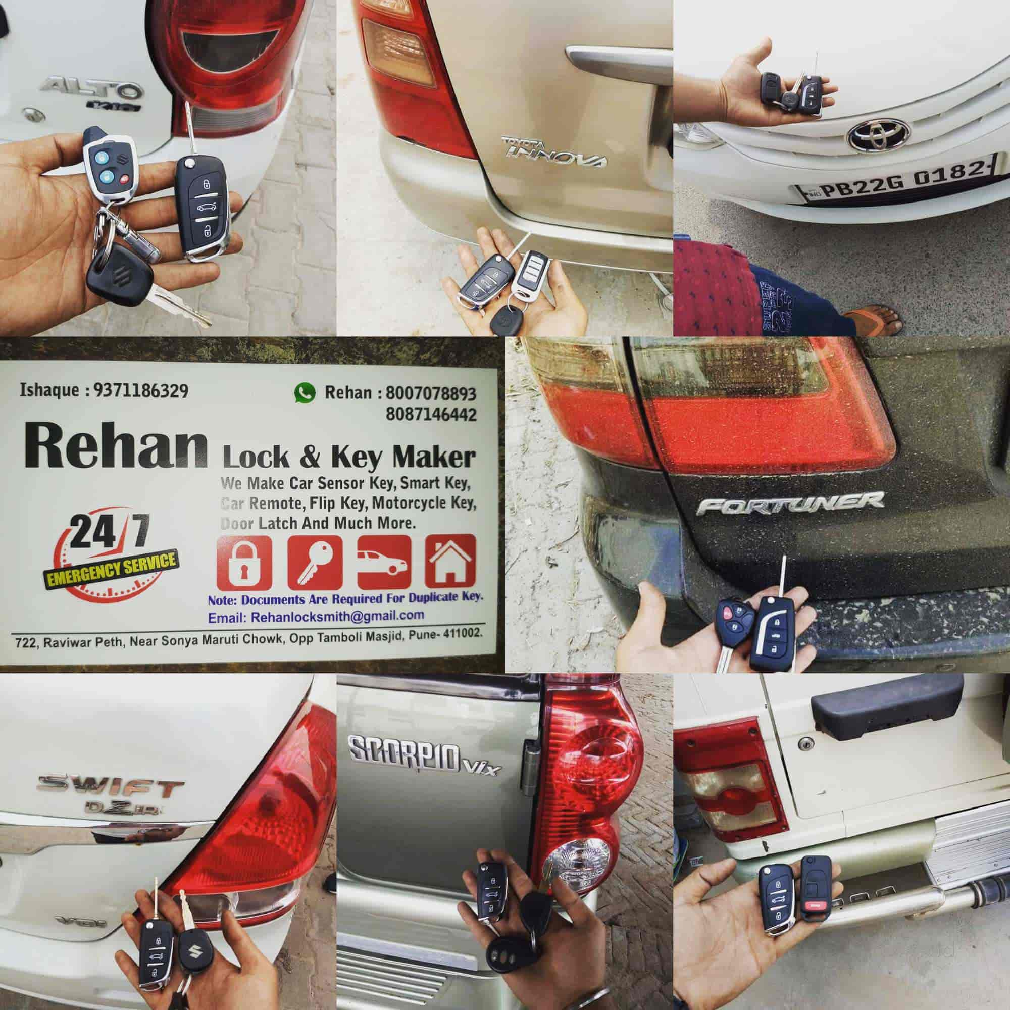 Rehan Lock and Key Maker in Raviwar Peth,Pune - Best Computerised ...
