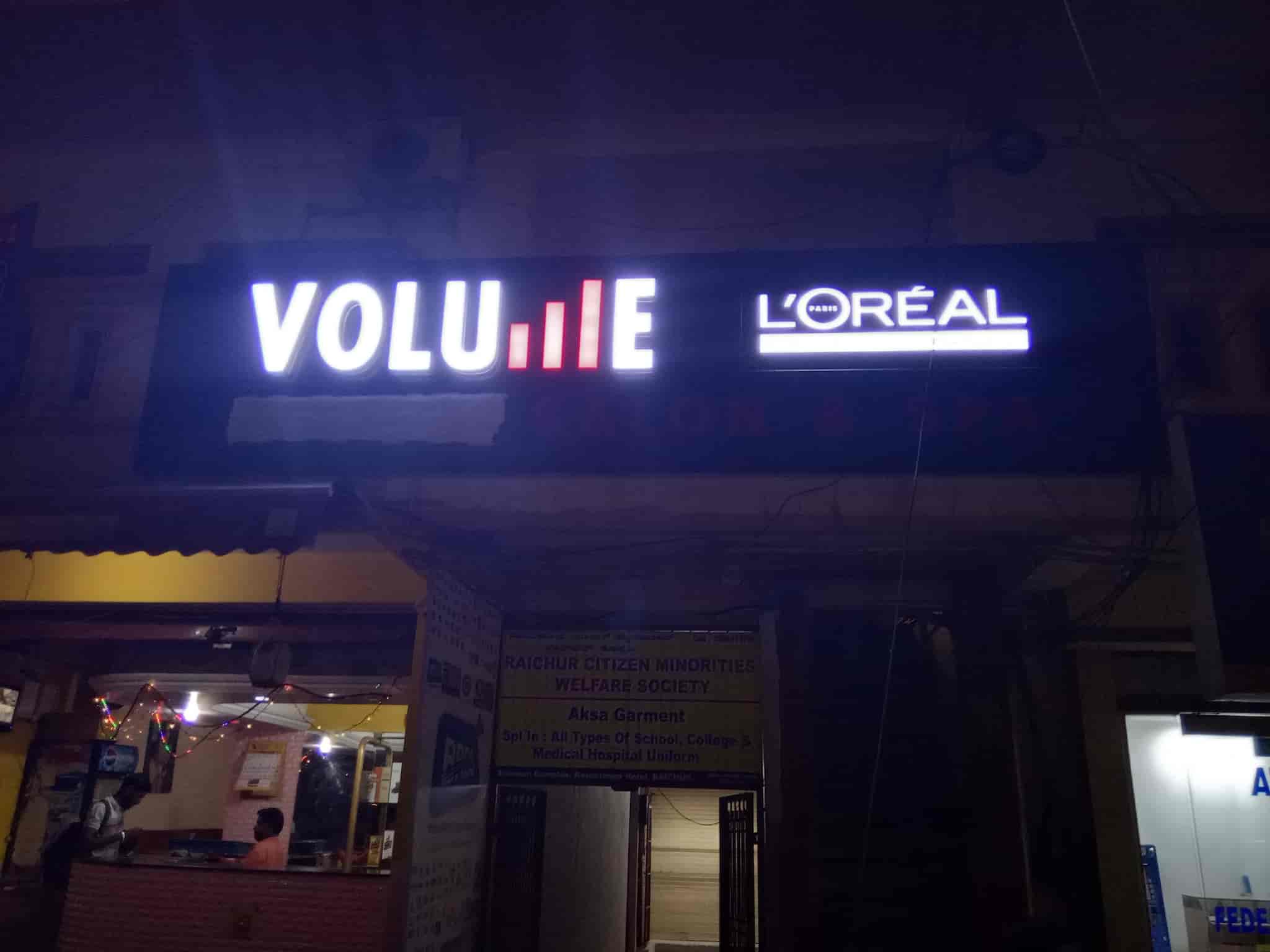 Volume Loreal Unisex Salon in Station Road Raichur,Raichur - Best ...