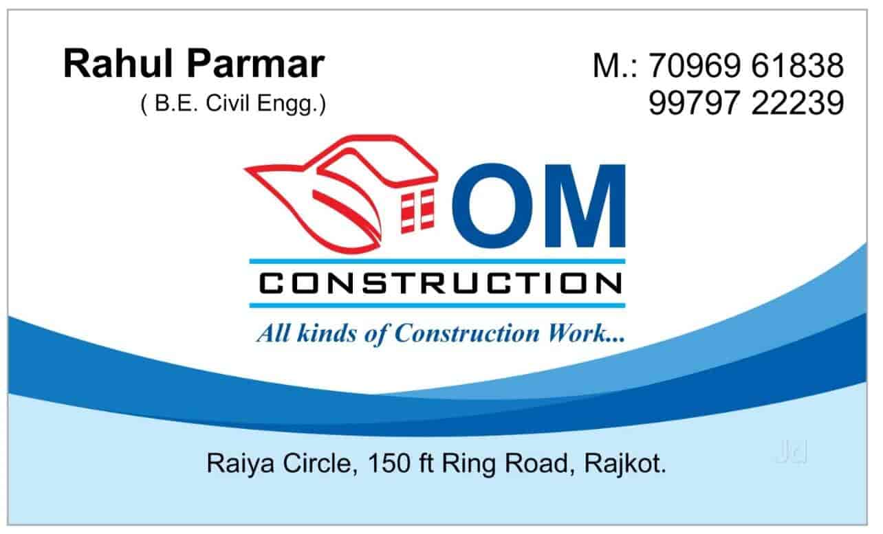 Om Construction in Rajkot Raiya Road,Rajkot - Best Civil Contractors in ...
