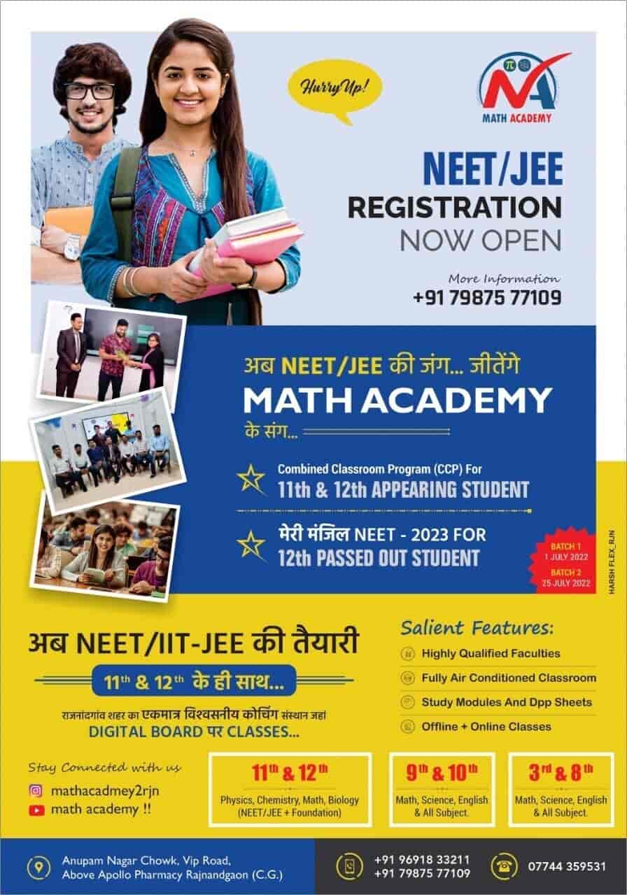 Math Academy in Anupam Nagar,Rajnandgaon - Best Tutorials near me in ...