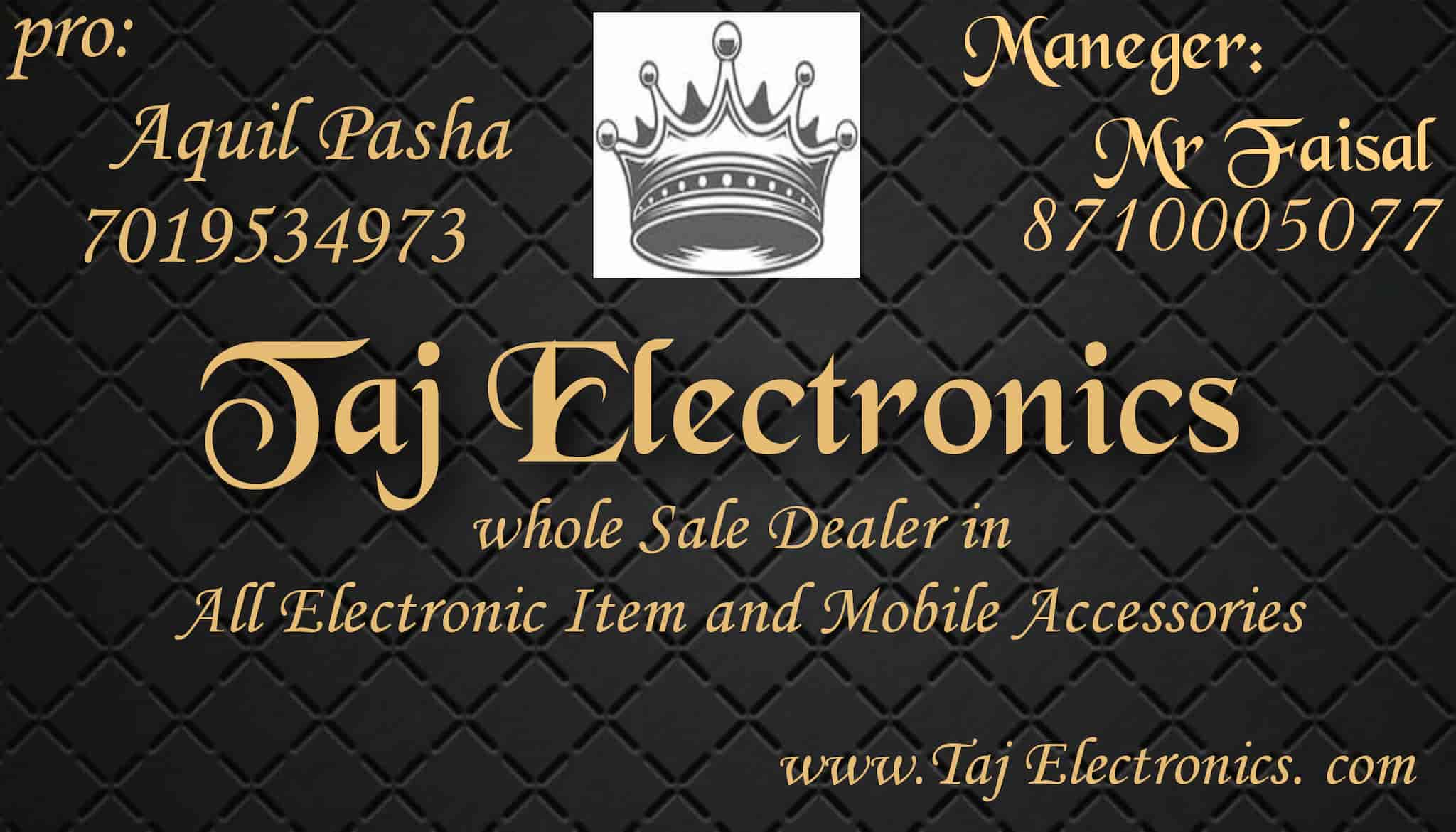 Taj Electronic in Mandipet,Ramanagara - Best Electronic Goods Showrooms ...