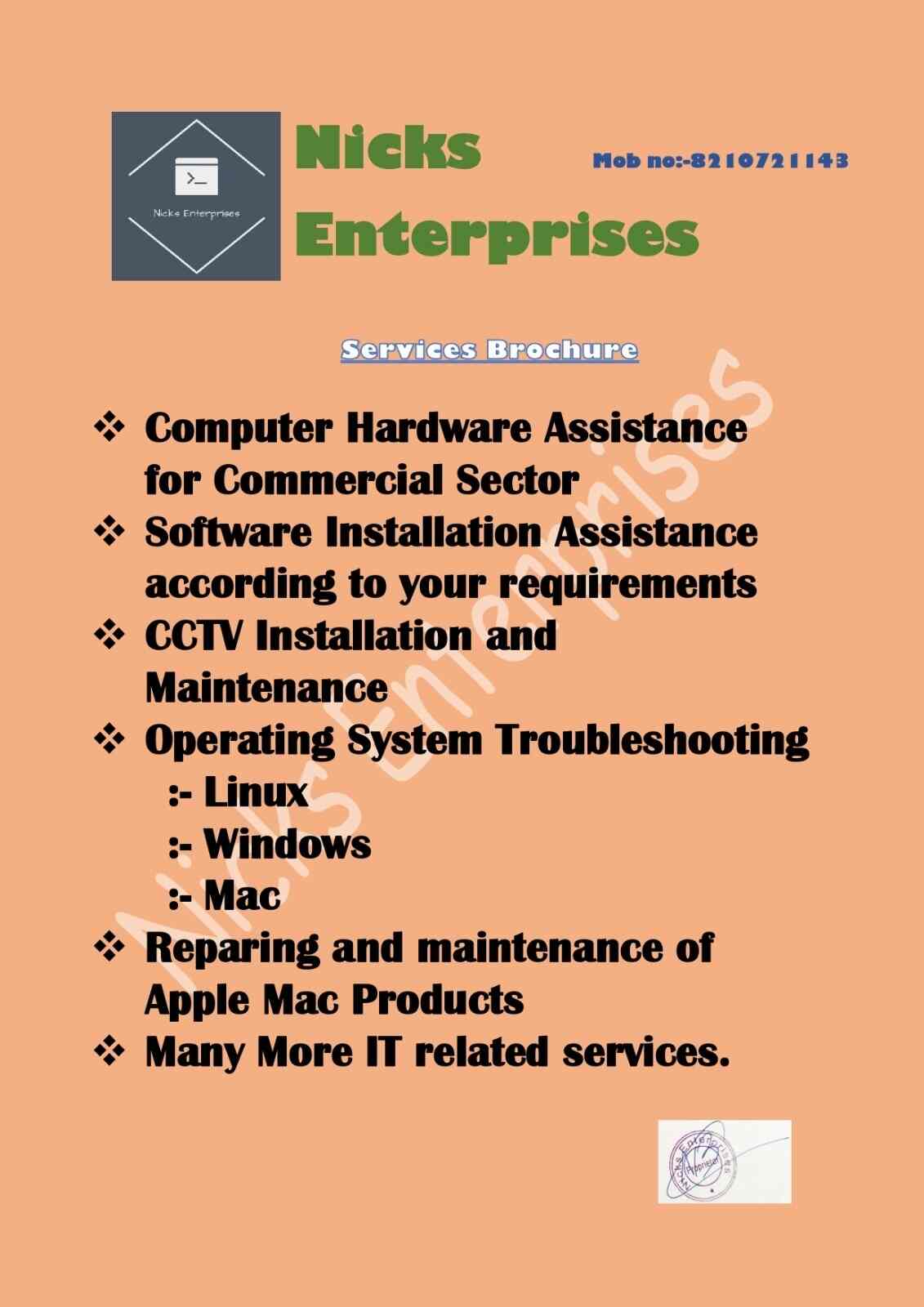 Nicks Enterprises in Ranchi - Best Computer Repair & Services in Ranchi ...