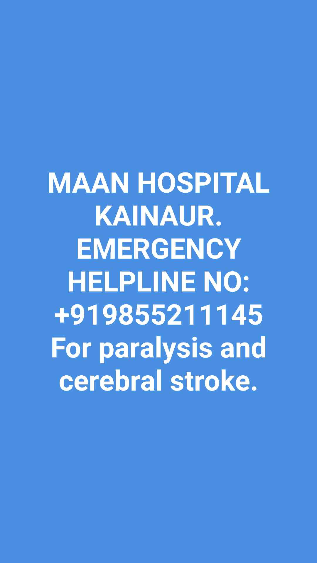 Maan Hospital in Kainaur,Ropar - Best Hospitals near me in Ropar - Justdial
