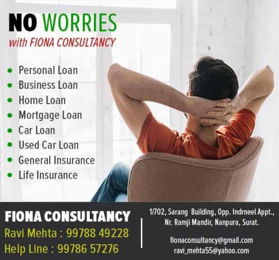 Fiona Consultancy in Nanpura,Surat - Best Loans near me in Surat - Justdial