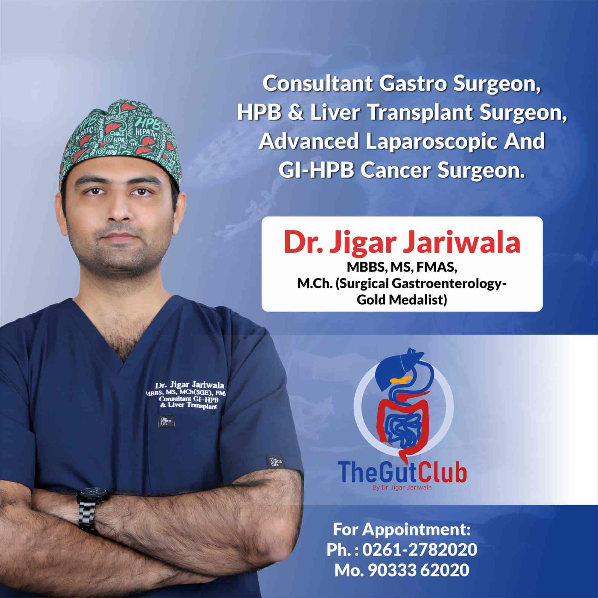 Dr. Jigar Jariwala M.Ch. Gastrosurgeon in Anand Mahal Road,Surat - Best ...